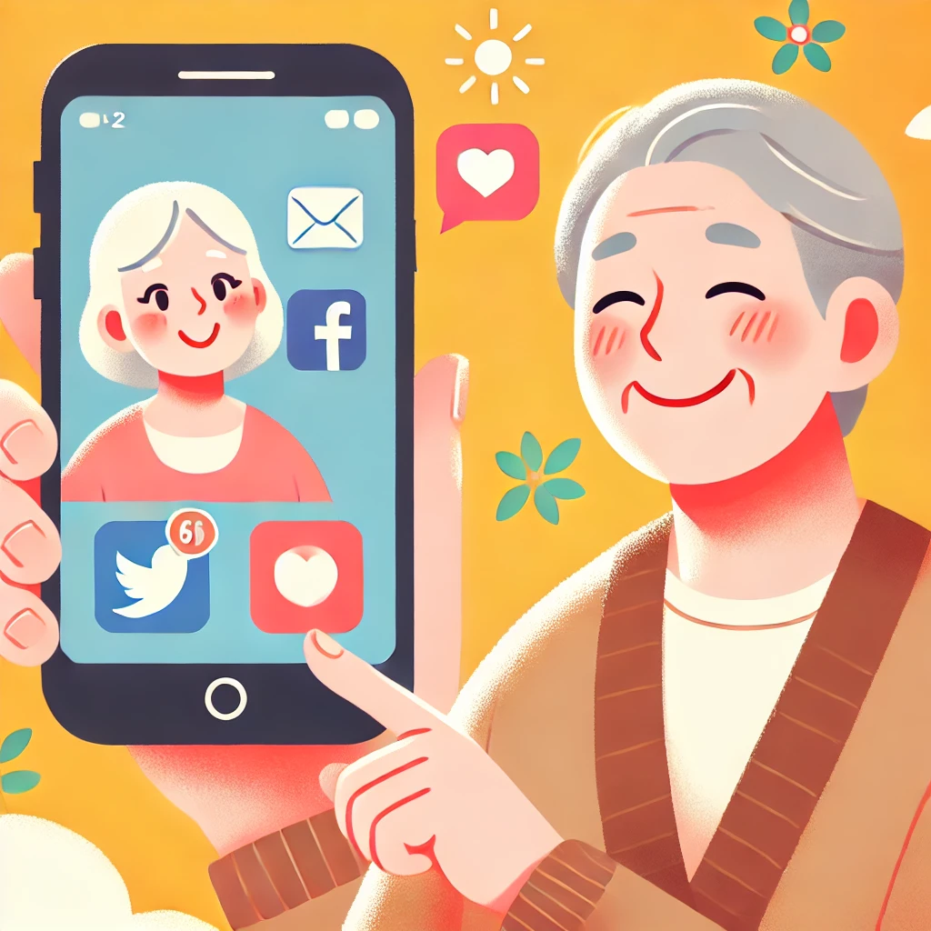 デジタル時代に乗り遅れない！シニア向けスマホ＆SNS活用ガイド | 100年ライフの知恵袋