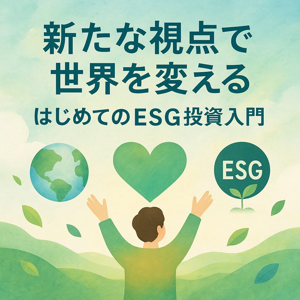 🌏 新たな視点で世界を変える：はじめてのESG投資入門 | 100年ライフの知恵袋